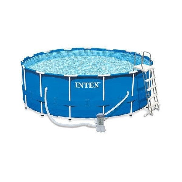 INTEX 4.57X1.22M METAL FRAME POOL 28242 – VarietyCentre.PK